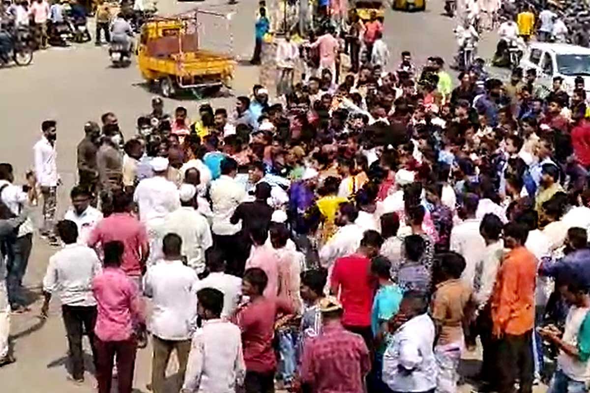 Security tightened in Telangana's Bodhan after clash over installing ...