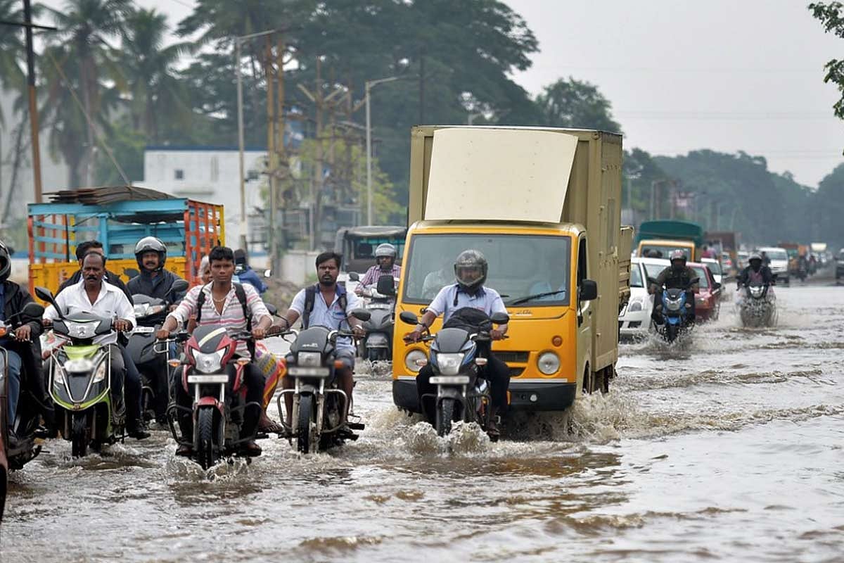 Chennai corp’s stormwater drain works only partially effective as rains ...