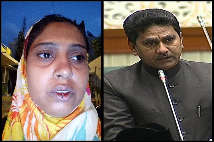 TRS worker and AIMIM MLA clash after heated argument, both lodge complaint