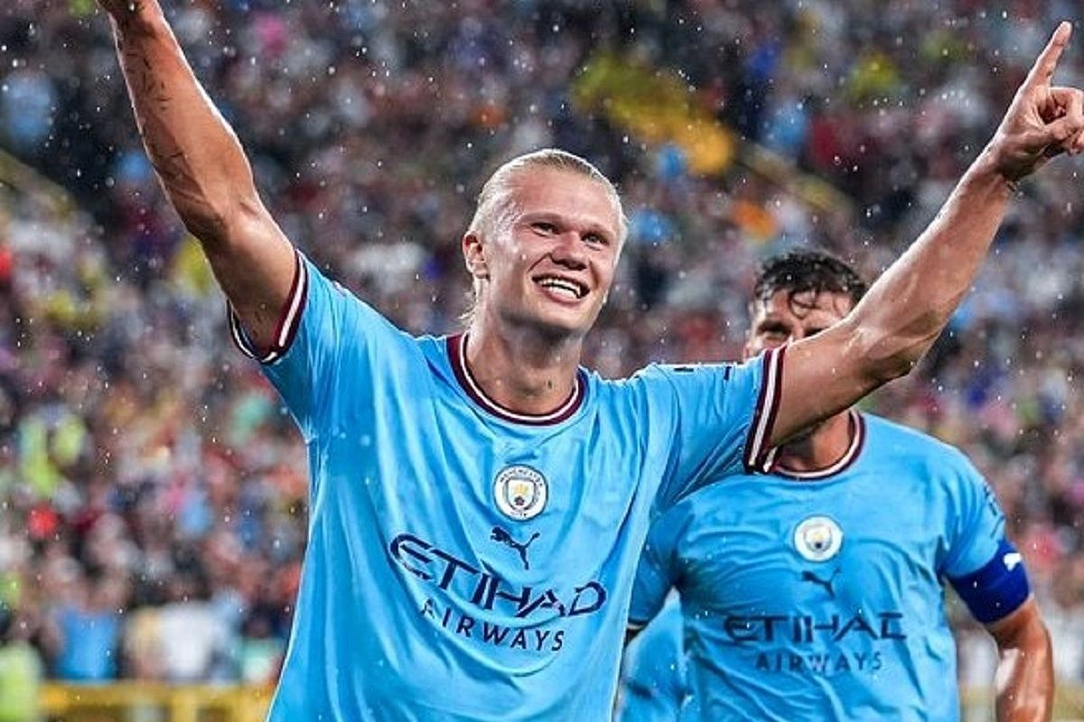 Premier League: Man City go back to top as Haaland breaks league's ...