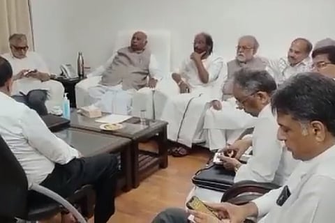 INDIA leaders meet to discuss Manipur, vow to continue fight to restore ...