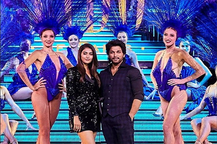 Allu Arjun shoots with famous Lido dancers from Paris