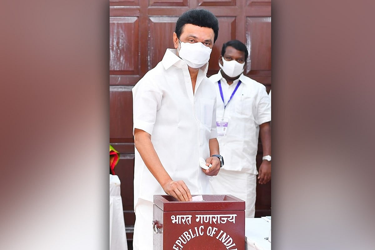 TN CM Stalin casts vote for Presidential poll after recovering from ...