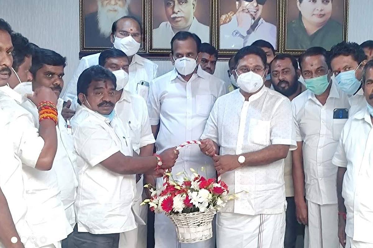 Upset over not getting election ticket, AIADMK MLA joins AMMK