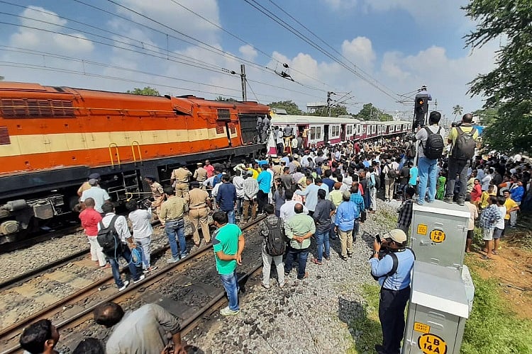 Hyderabad train collision: MMTS loco pilot’s leg amputated, remains ...