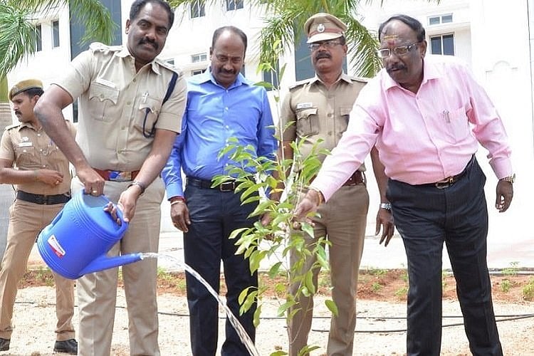 In Madurai, top cop plants 24 varieties of trees mentioned in epic ...