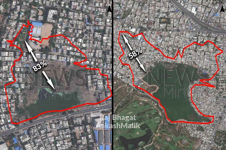 Exclusive: Satellite images show how Hyderabad lakes have shrunk by ...