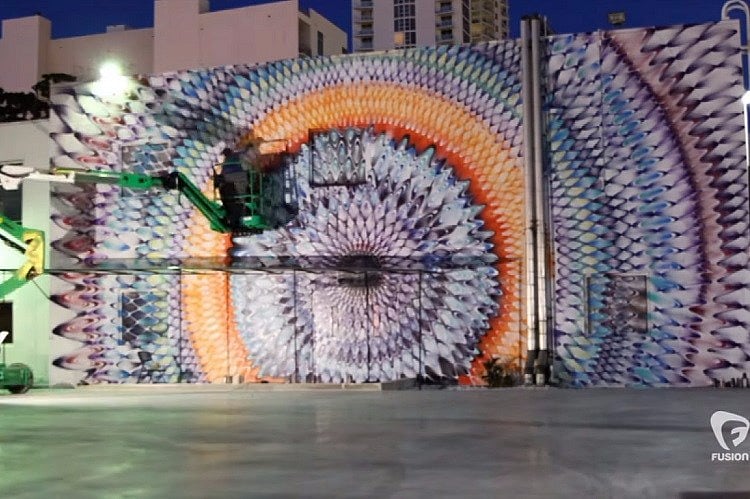 Watch: Art comes alive in time-lapse video of a Miami mural being painted