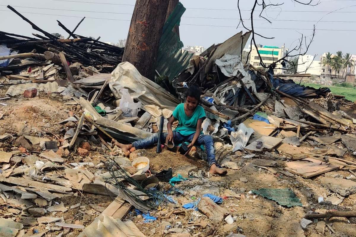 With their slums razed, 45 families in Hyderabad’s Moosarambagh have no ...