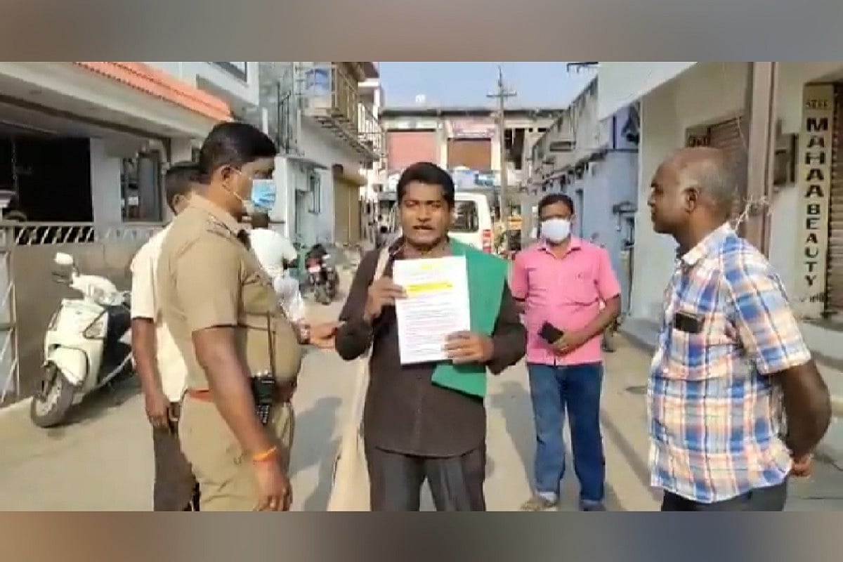 TN activist Mugilan, others detained for attempting to show black flag ...