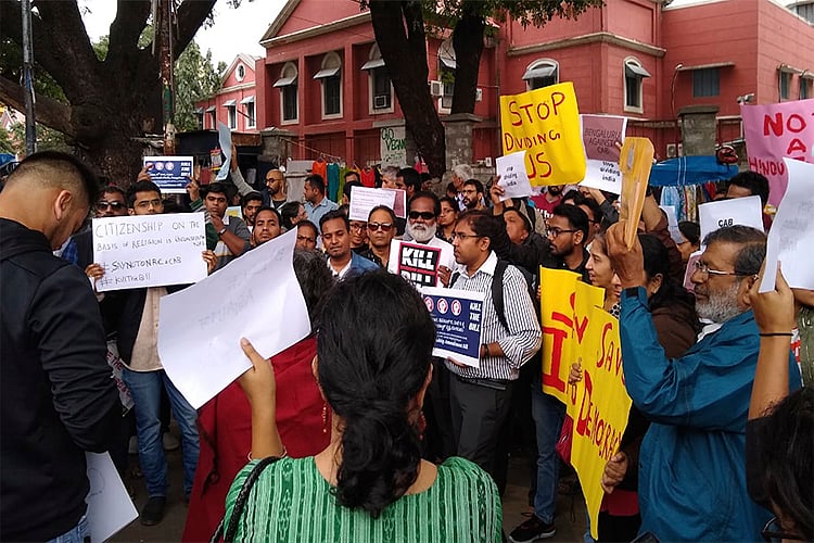 ‘Kill the Bill’: Protest held in Bengaluru against NRC, Citizenship ...