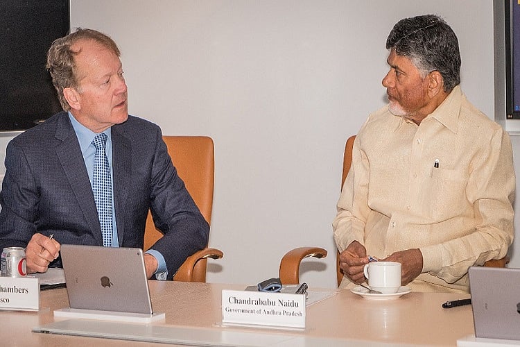 Andhra CM Naidu meets Cisco CEO, company to work with state to make ...