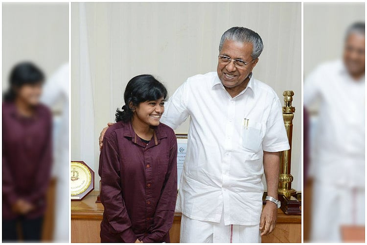 Happy to see her smile: Kerala CM meets Hanan Hamid, assures his support