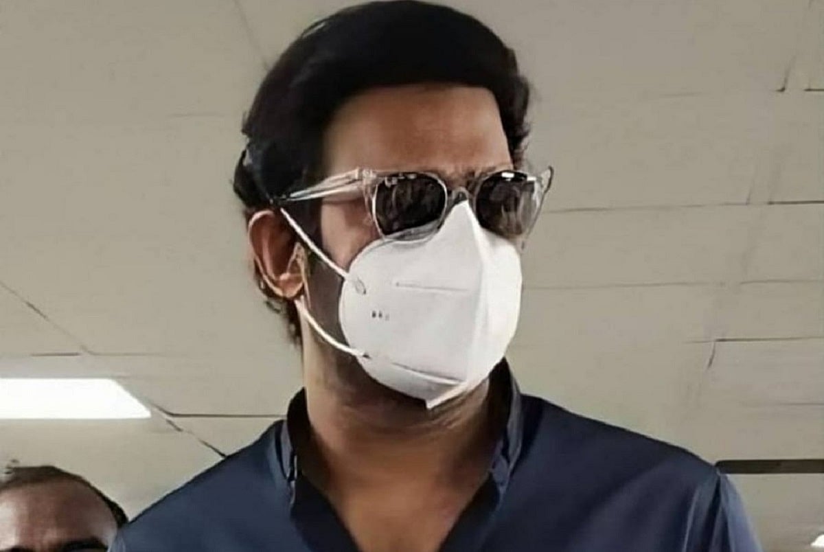 Prabhas obliges fans for photos at Hyderabad govt office while wearing mask