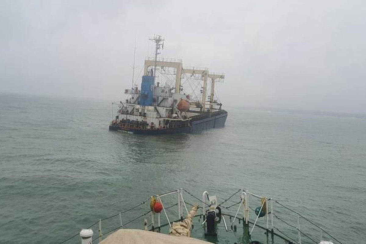 Lebanon-bound cargo ship sinks completely off Karnataka coast