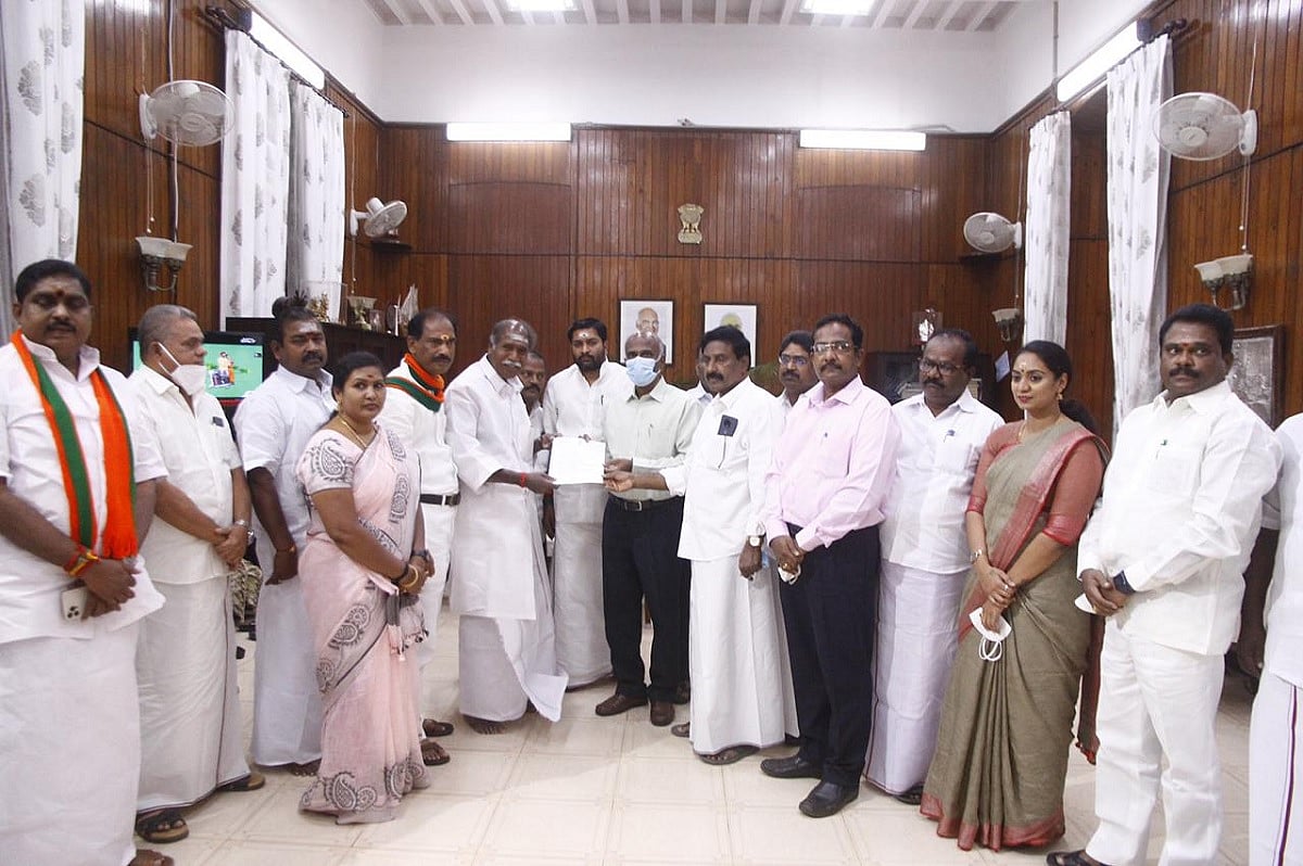 Opposition in Puducherry demands floor test in legislative assembly