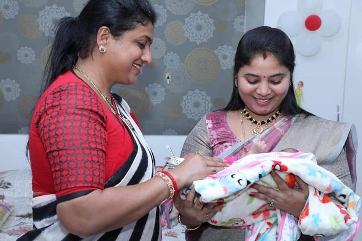 Andhra Deputy Chief Minister Pushpa Sreevani gives birth to baby girl
