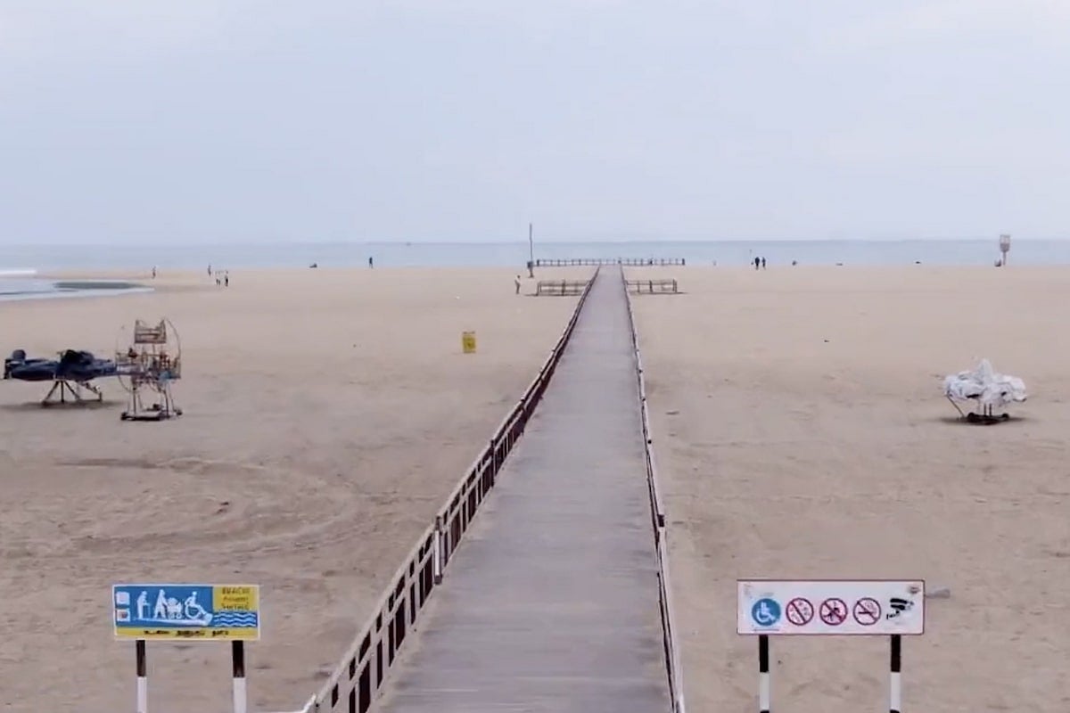 Ramp for persons with disability to open at Chennai’s Marina Beach on ...