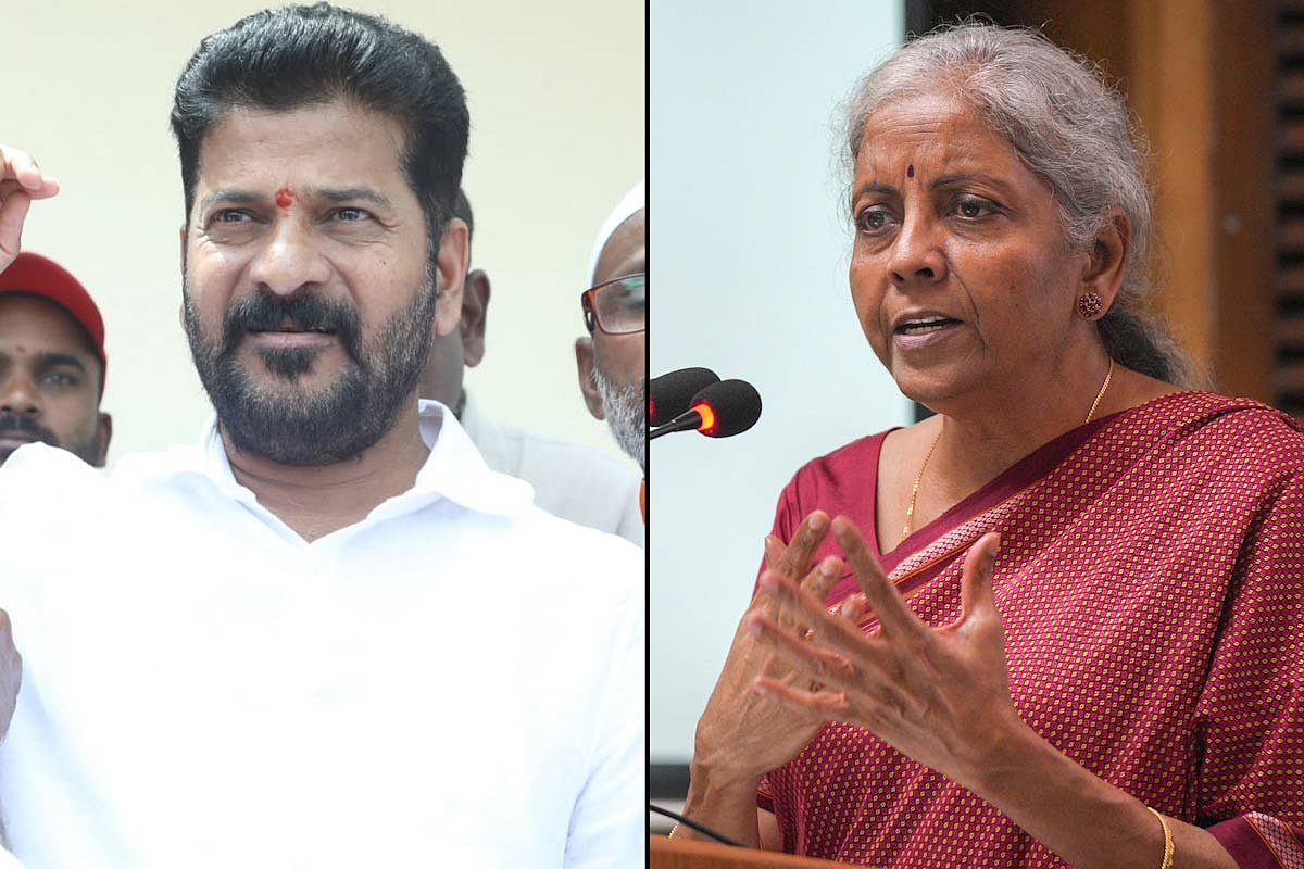 FM Nirmala and Revanth Reddy spar in Lok Sabha over his Hindi, war of ...