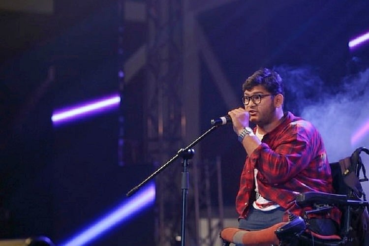 This amputee rapper from Hyderabad needs a new wheelchair, and you can help