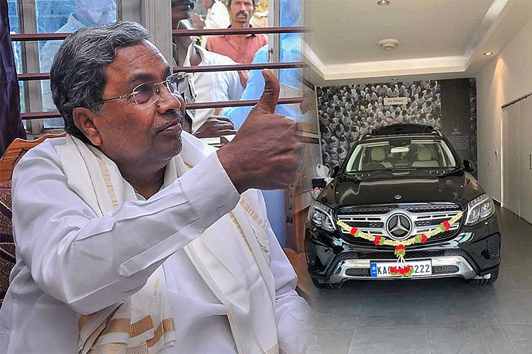 BJP alleges Cong MLA gifted Mercedes car to Siddaramaiah as quid pro quo