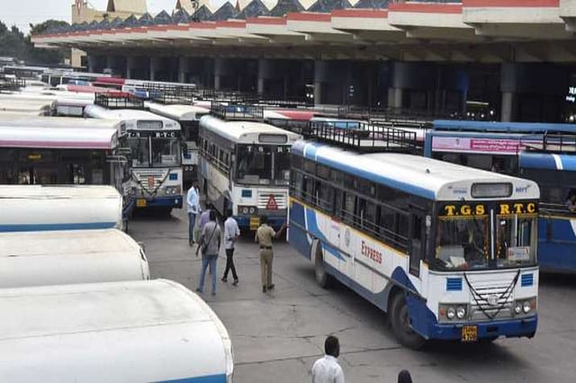 RTC bus services between Telangana and AP resume after over 7 months