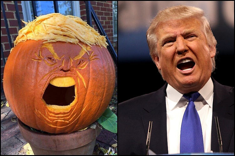 How to Make Halloween Great Again 'Trumpkin' style