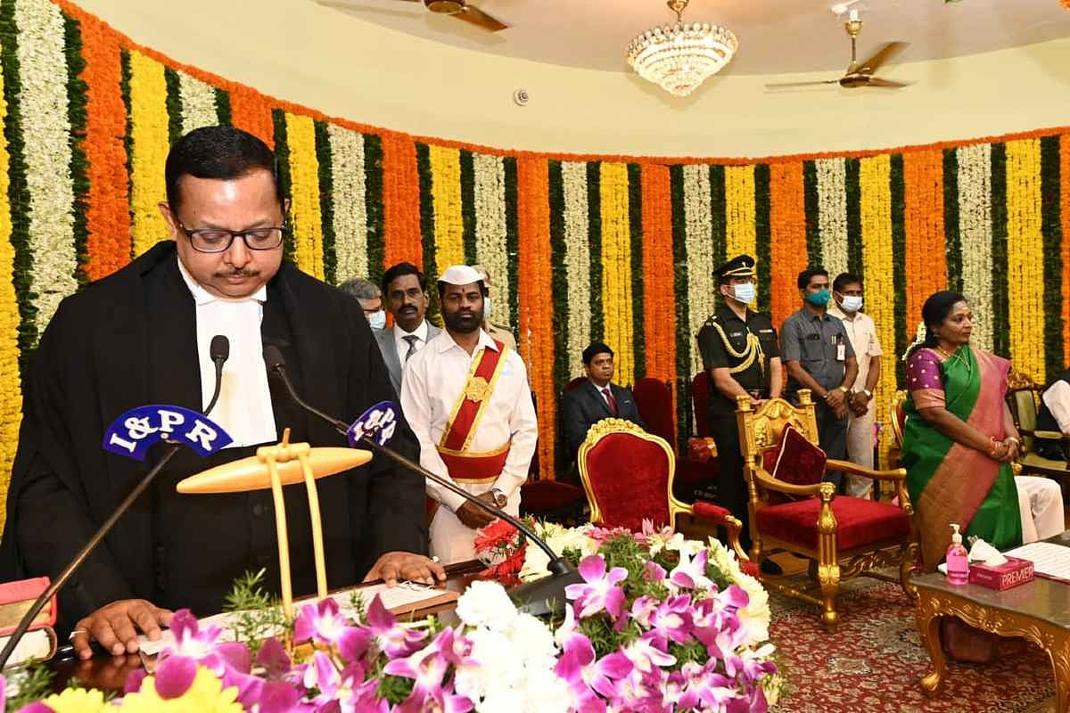 Ujjal Bhuyan sworn in as Chief Justice of Telangana High Court