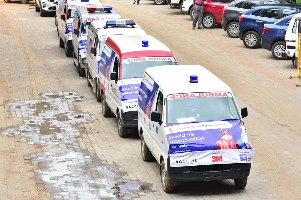 BBMP flags off special vans to conduct door-to-door vaccination in ...