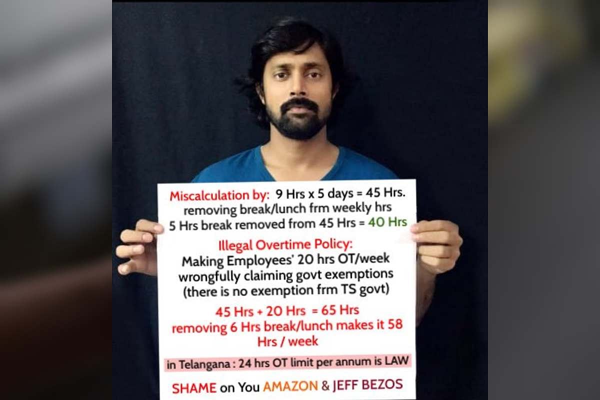 Amazon employee in Hyderabad alleges he was fired for complaint on ...
