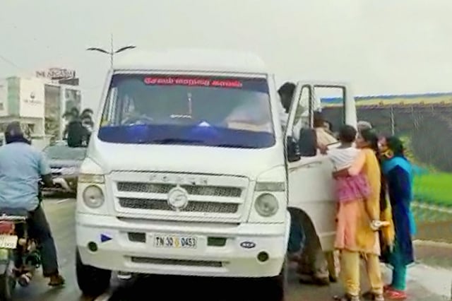 Video of Pollachi sexual assault case accused meeting kin goes viral, 7 ...