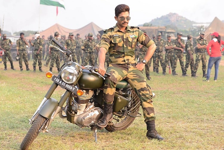 Allu Arjun braves tough weather conditions to film at Indo-Pak border