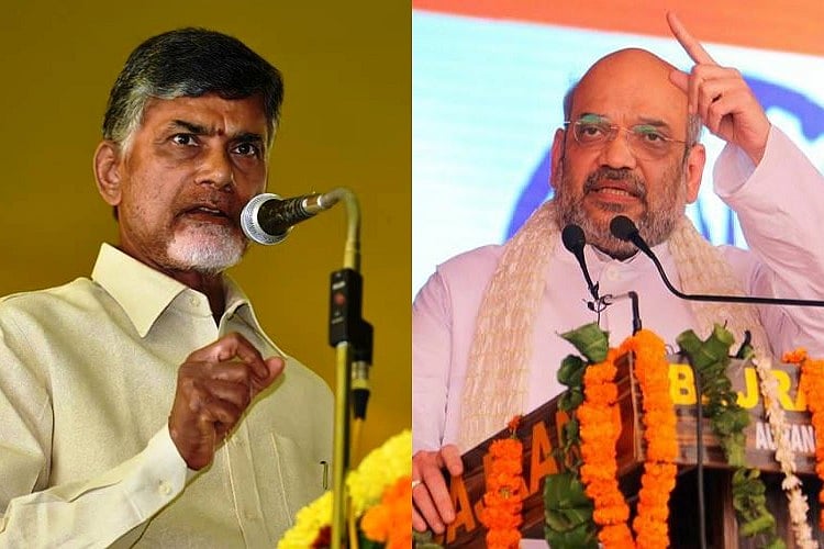 Chandrababu Naidu meets Amit Shah, Nadda to discus alliance