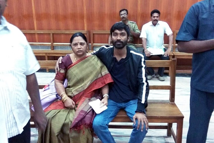 Dhanush appears in court to debunk Madurai couple's claim that he is ...