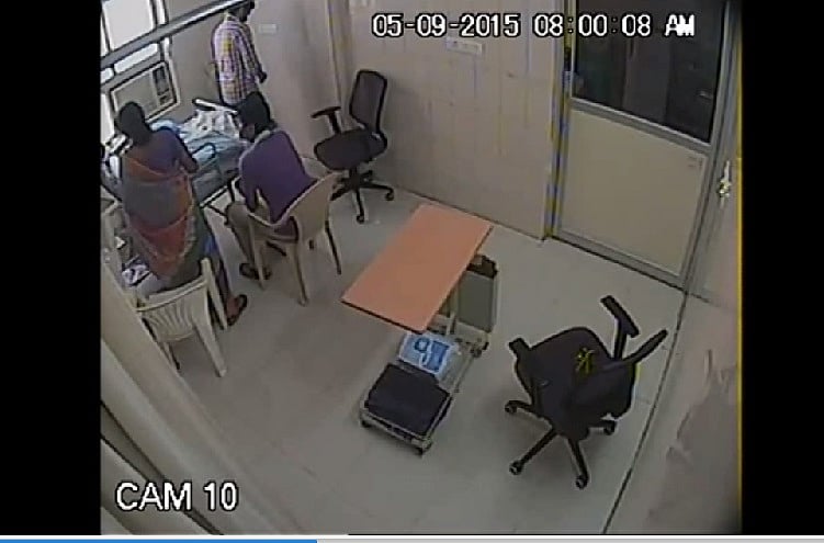 Shocking CCTV footage shows woman doctor pulling the plug off father in ...