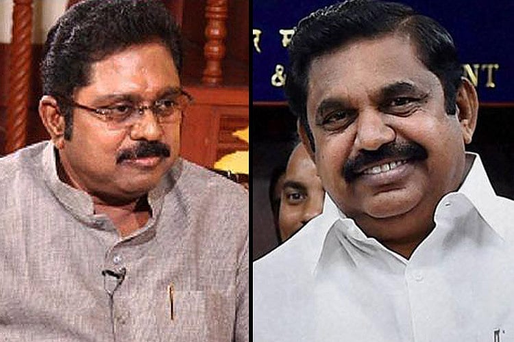 TN CM EPS sacked from party post as TTV Dhinakaran escalates AIADMK feud