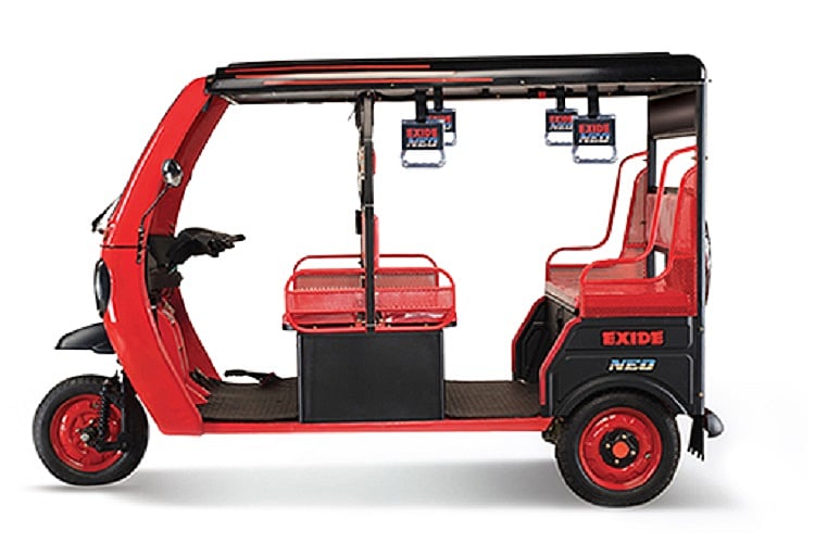 Exide Industries forays into e-rickshaws, launches ‘Exide Neo’