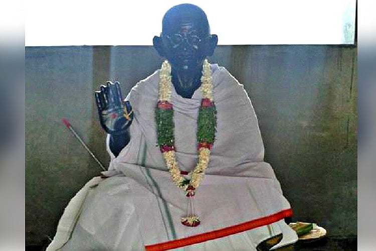 A temple for the Mahatma: This Telangana village has a 'God' Gandhi