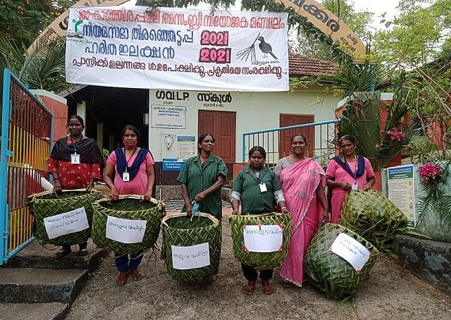 Plastic-free booths, waste segregation part of green election in Kerala