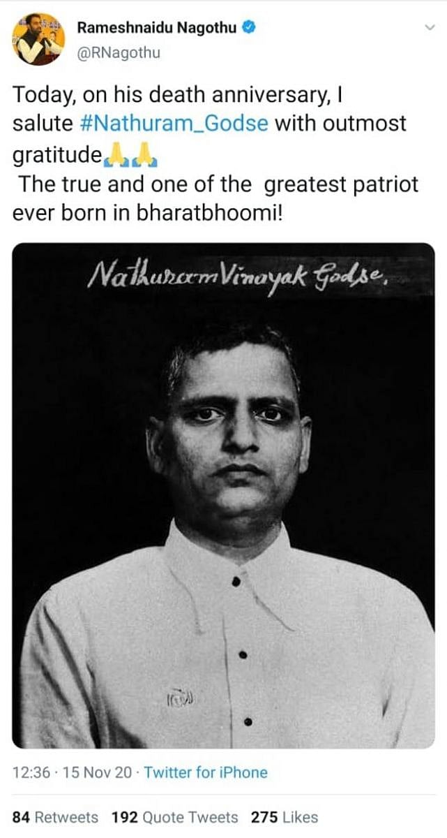 Nathuram Godse Quotes