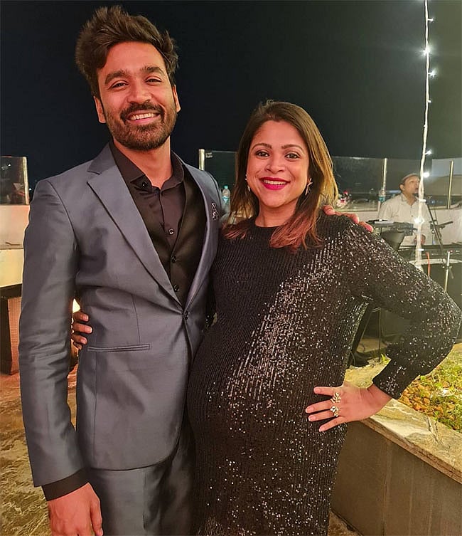 Dhanush And His Wife Images