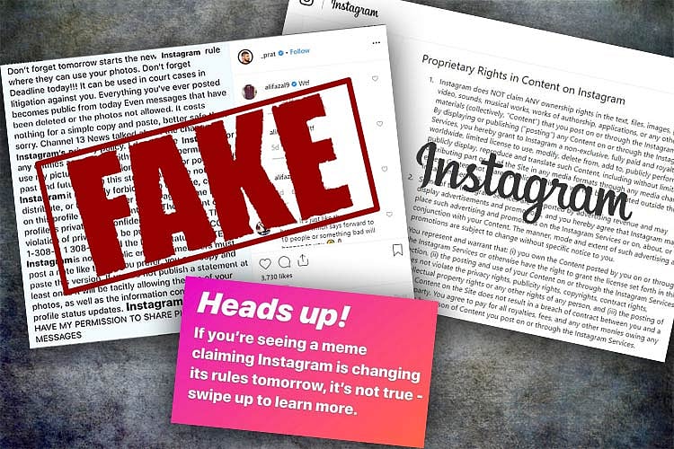 Will posting a viral message stop Instagram from using your pics ...