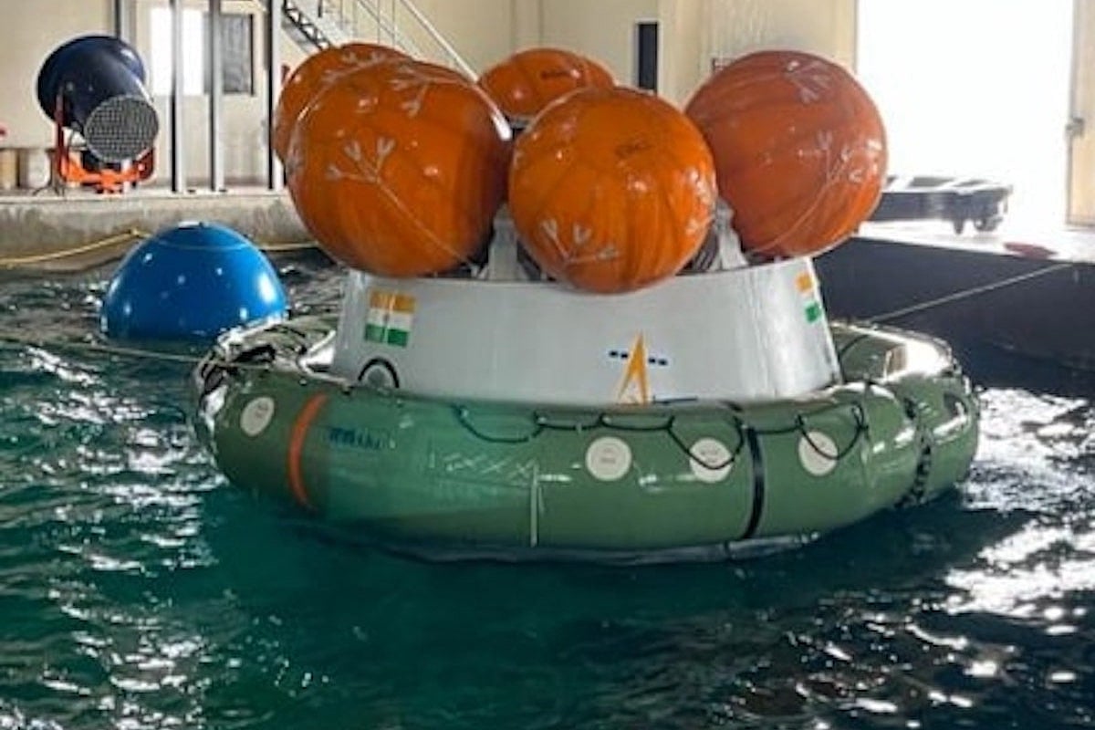Gaganyaan mission: ISRO, Navy conduct initial trials of crew module ...