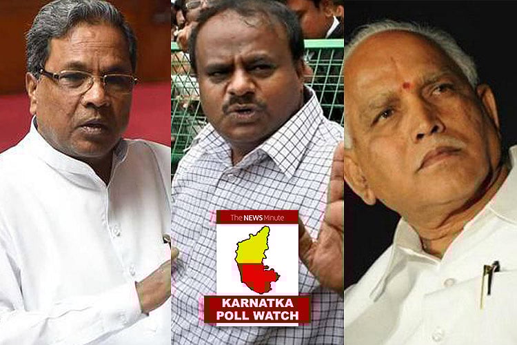 Amit Shah and Yeddyurappa in Badami on last day of campaigning