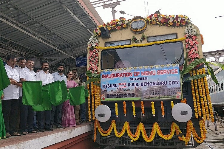 A new MEMU train will cover Bengaluru to Mysuru in under three hours at ...