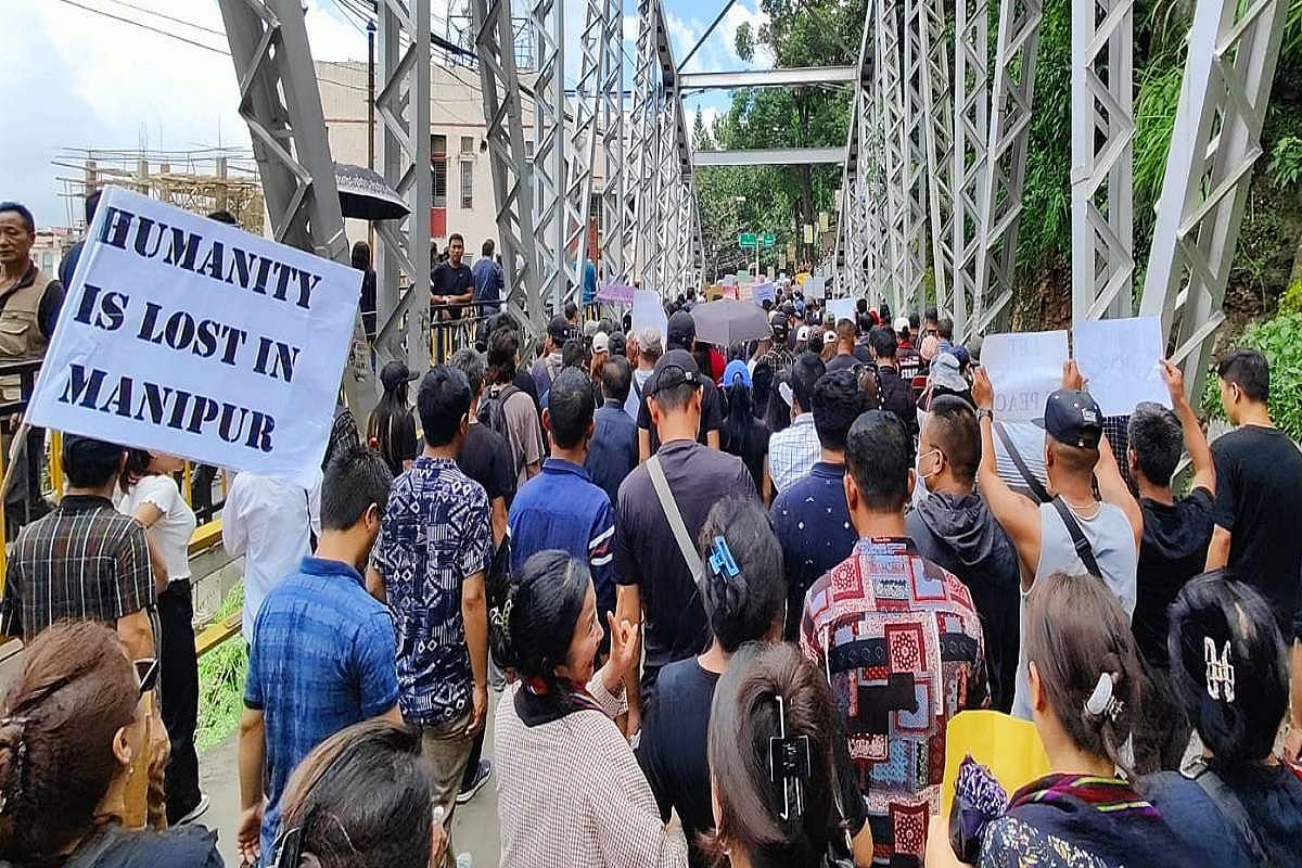 Manipur violence: Thousands turn out for ‘Solidarity March’ in Mizoram