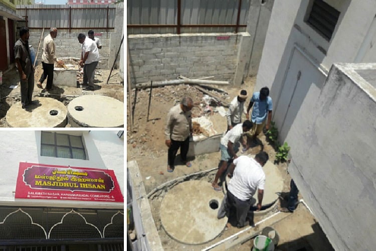 Here’s a Coimbatore mosque that is re-using the ablution water to ...