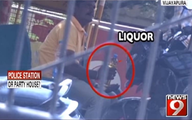 K'taka cops suspended for drinking alcohol in police station claim it ...