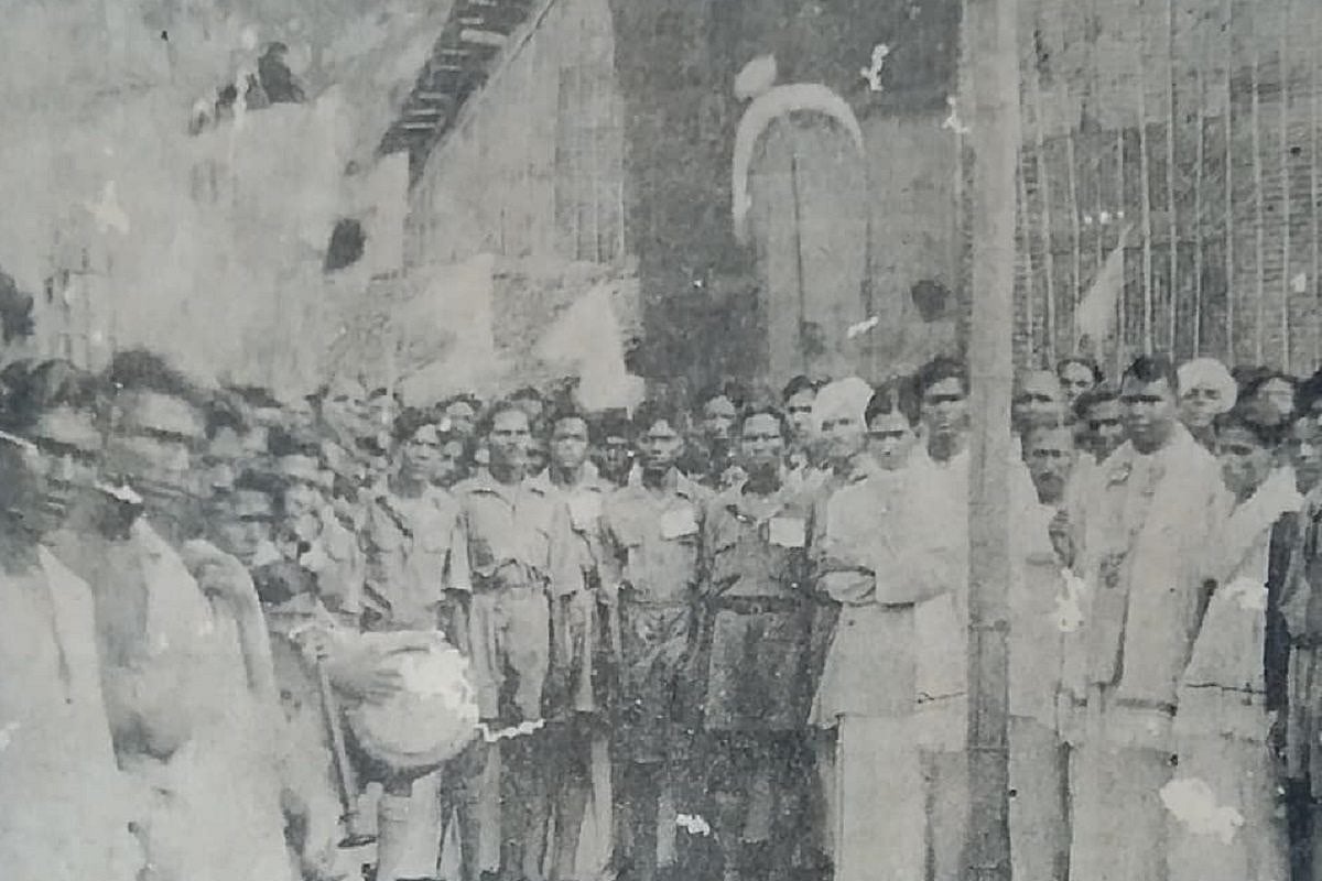 When the hammer-sickle red flag of Communist Party rose for first time ...