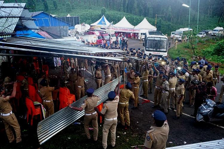 1,400 arrested across Kerala for allegedly being part of Sabarimala ...